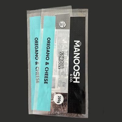 China High Quality BOPP CPP Flower Sleeve Plastic Vegetable Lettuce Bag with Micro Perforated Holes for sale