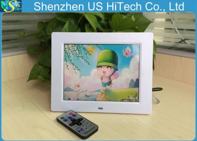China Multifunction SD / MMC / MS 8 Inch Digital Photo Frame With Remote Controller for sale