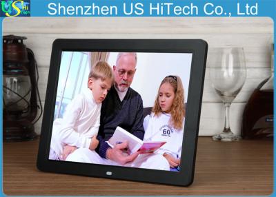 China High Resolution Multi Language 1024 X 768 LCD Digital Photo Frame 12 Inch for sale