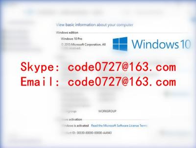 China Online Activation sticker win 7 8.1 10 pro office 2016 hb hs pkc key for sale