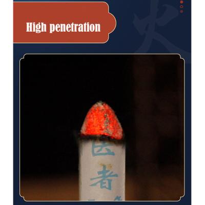 Cina Pure Moxa Stick per Moxibustione 18mm*200mm circa 10 pezzi per scatola 5 anni di durata in vendita