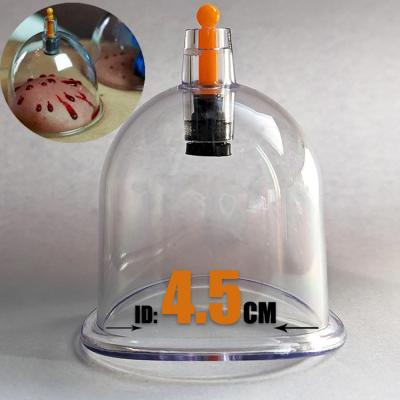 China 500 stuks Y6 4,5 cm Hijama Cupping Therapy Wegwerp vacuümbekers voor kunststof vent Te koop