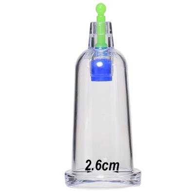 China 2.6cm Hijama Bulk Cups voor vacuümzuigmasser Therapie Andere veiligheidsnorm Te koop