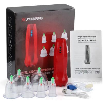 China Smart Electric Cupping Massager Zelfbehandeling Therapie Set met 1-2 uur opladen Te koop