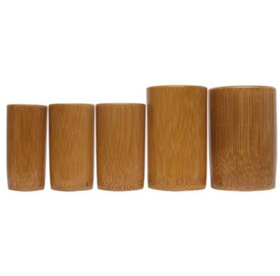 China 5 Grootteopties Bamboe Vacuüm Hijama Cupping Set voor Chinese traditionele houten Cupping Te koop