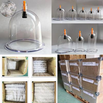China 1000 Y7 MIX 2.6CM Plastic Cupping Cup for Cupping Therapy and Anti Cellulite Treatment for sale