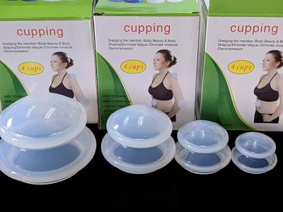 China Doorzichtige siliconen bekers voor gerichte acupressure en myofasciale bevrijding Te koop