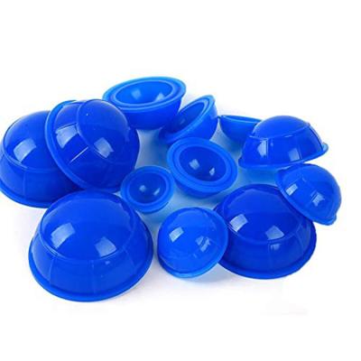 Cina 12pcs Chinese Plastic Facial Cupping Cups Set Gua Sha Can Silica Gel Anti Cellulite Massaggio Terapia per il corpo/Viso in vendita
