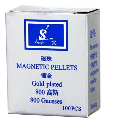 Cina Acupuntura dell'orecchio Punte mediche perline Magnetiche adesive per l'orecchio per alleviare la pressione in vendita