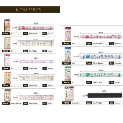 China Normas de segurança do corpo Outros 3 1 Moxa Stick Moxibustion para de 10pcs em caixa à venda