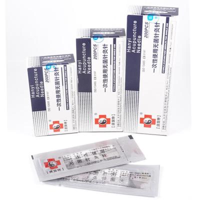 China CE certificado 200PCS de aço inoxidável manobra Hanyi Agulha de acupuntura para massagem de beleza à venda