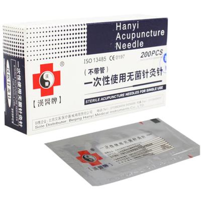 China CE certificado 200PCS de aço inoxidável manobra Hanyi Agulha de acupuntura para massagem de beleza à venda