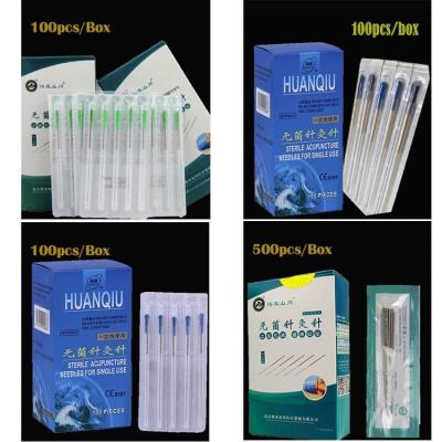 China 23 jaar ervaring 500 stuks 25x25 roestvrij staal steriele wegwerp acupunctuur naalden Te koop