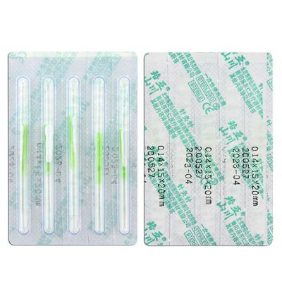 中国 5PB プラスチックハンドル 顔マッサージのための针刺針 0.12/0.14/0.16/0.25mm 販売のため