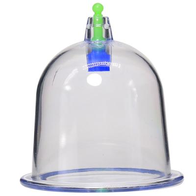 Cina Colori trasparenti del bicchiere 5,4 cm Massaggiatore a aspirazione a vuoto per bicchieri Hijama in T2 in vendita