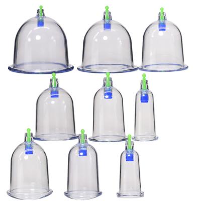 Cina Colori trasparenti del bicchiere 5,4 cm Massaggiatore a aspirazione a vuoto per bicchieri Hijama in T2 in vendita