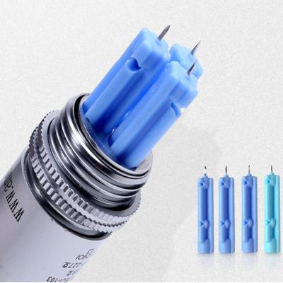 Cina 3 Teste Argento Collezione di Sangue Set Aghi Pen Lancet Cupping Hijama Pen Cupping Pen in vendita
