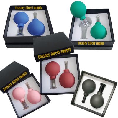 Cina Corpo Hijama Facial Glass Cupping Set con testa di gomma e trattamento anti-cellulite in vendita