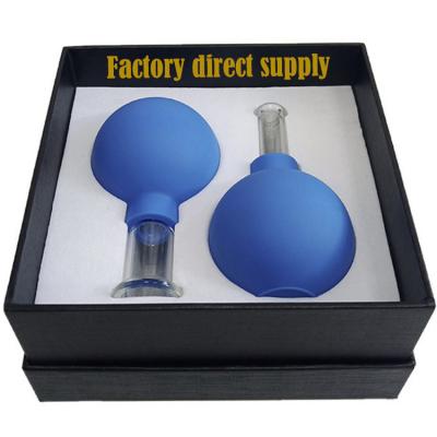 Cina Strumenti per la terapia con gomma naturale 2 in 1 Set Massaggio vetro Facial Cupping Safety Standard Altro rosa in vendita
