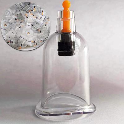 Cina Strumento di terapia di bellezza Hijama Largo bordo Prevenzione delle perdite d'aria Coppa di plastica usa e getta in vendita