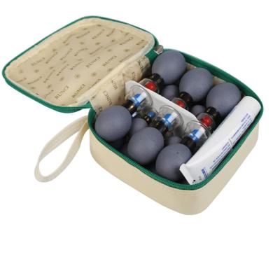 Cina Agopuntura Terapia fisica Haci Magnet Cupping Set con 12 lattine e ago magnetico in vendita