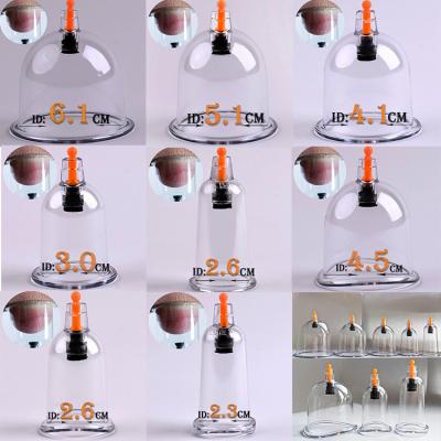 Cina Materiale ABS da CHIMEI 118-L150 Ventosas tradizionali cinesi Cupping Hijama Cups in vendita