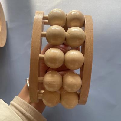 Cina Massaggio palla rulliere portatile legno perline massaggiatore per la salute del corpo intero cura in vendita