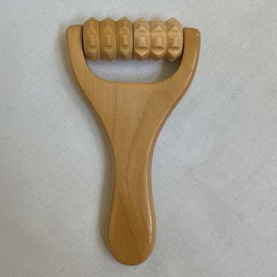 Cina Maderoterapia Roller di massaggio in legno per muscoli del corpo e collo Roller di massaggio in legno portatile in vendita