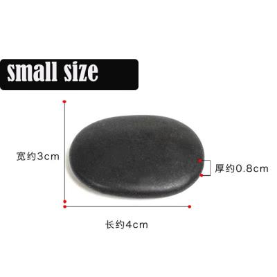 China Propriedades de massagem do corpo Pedra vulcânica para massagem 16pcs Ferramentas de Pedra de Energia Negra à venda