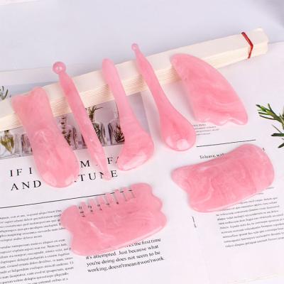 China Duurzaam Bijenwas Guasha Scraper Massage Tool voor Gezicht Neck Hars Schrapen Board Therapie Te koop