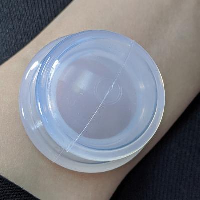China 4pcs helder siliconen bekertje set voor schoonheid en vochtbehandeling transparante bekertjes Te koop