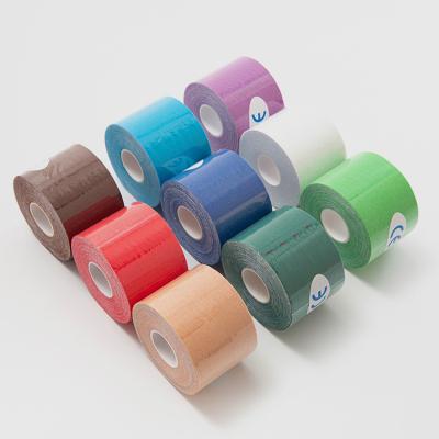 China Kinesiologie Tape 10cm 2.5cm 3.8cm 5cm 7.5cm Waterdicht Ademhalend in verschillende kleuren Te koop