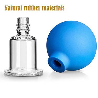 Cina Ventosas facciali in vetro anti-cellulite Taca Suction Vacuum Massage Cups per viso e occhi in vendita