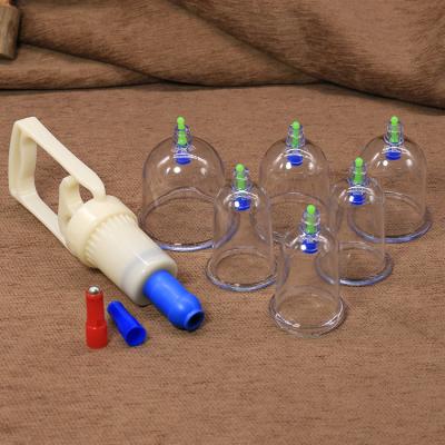 China Transparante 18PCS Bio Magnetic Acuzon Plastic Vacuum Cupping Set met Aluminium Package Te koop