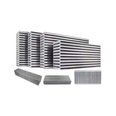 China Aluminum Plate Fin Cooler Core Assembly Plate Fin Heat Exchanger Parts Replacement Kit for sale