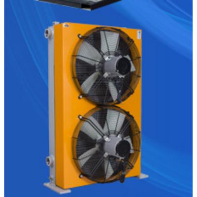 China New Energy Equipment Cooler Double Fan Shroud Plate Fin Heat Exchanger Parts Replacement for sale