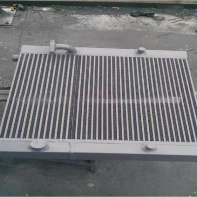 China Vertical Single Circuit Aluminum Diesel Engine Heat Exchanger Plate Fin Radiator Assembly for sale