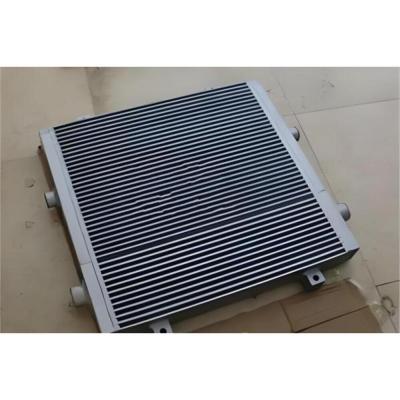 China Horizontal Double Port Aluminum Plate Fin Heat Exchanger for sale