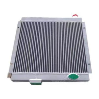 China Full Frame Perforated Mount Aluminum Air Compressor Heat Exchanger Plate Fin Cooler Screw for sale