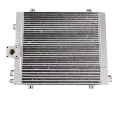 China Left Side Square Flange Multi Joint Aluminum Air Compressor Heat Exchanger Fin Cooler for sale