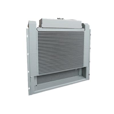 China Integrated Split Dual Core Frame Type Horizontal Brazed Aluminum Heat Exchanger for sale