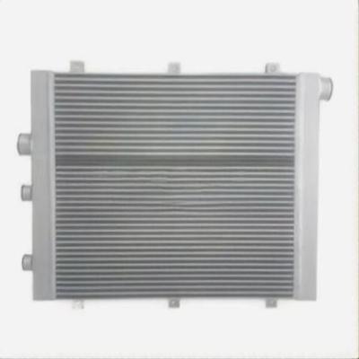 China Six Point Symmetric Mount Left Triple Port Right Single Air Compressor Heat Exchanger for sale