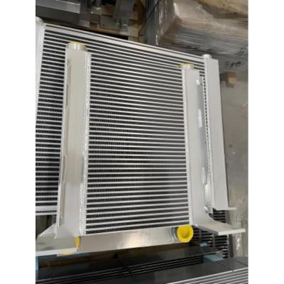 China Bilateral Vertical Bracket Dual Top Bottom Horizontal Fin Hydraulic Oil Cooler for sale