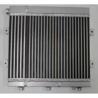 China Bare Aluminum Four Corner Lugs Bottom Interface Vertical Air Compressor Heat Exchanger for sale