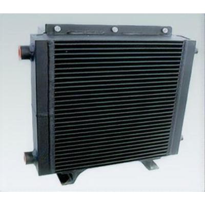 China Upper Bolted Frame Dual Left Vertical Port Black Coated Air Compressor Heat Exchanger for sale