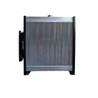 China Large Rectangular Square Flange Single Port Vertical Construction Machinery Cooler Fin for sale