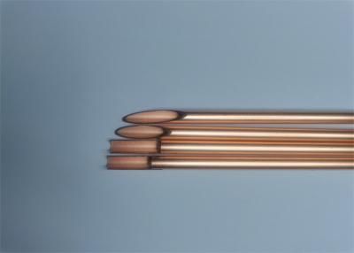 Cina JISH3300 internamente ha scanalato la ricottura dura dei semi dei tubi di rame C10100 in vendita