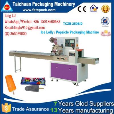 China Horizontal packing machine , horizontal packaging machinery for popsicle for sale