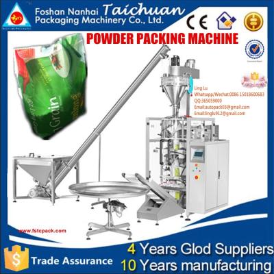 China TAICHUAN Trade Assurance Product Vertical automatic powder packing machine price with screw measuring flour packaging for sale