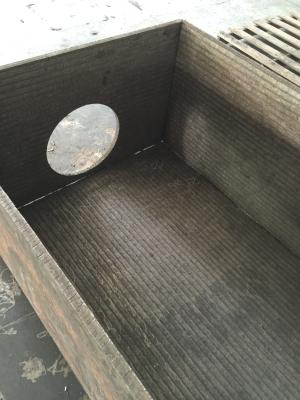 China CCO wear resist plate machined parts used in port bulk material handling for sale